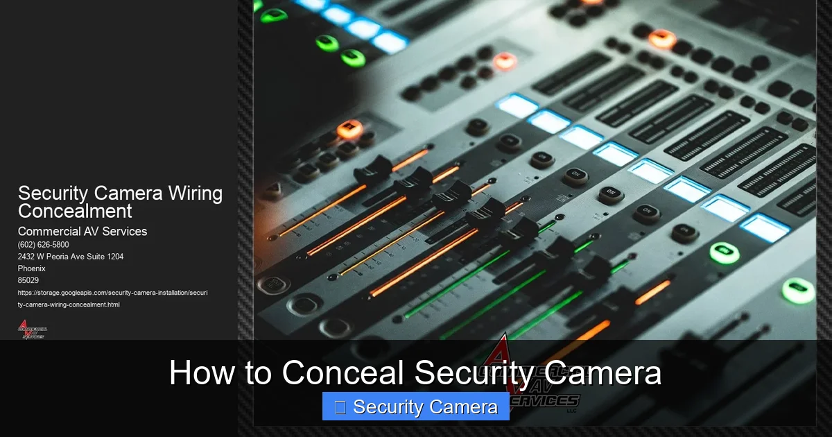 How to Conceal Security Camera - TechSyncrhon